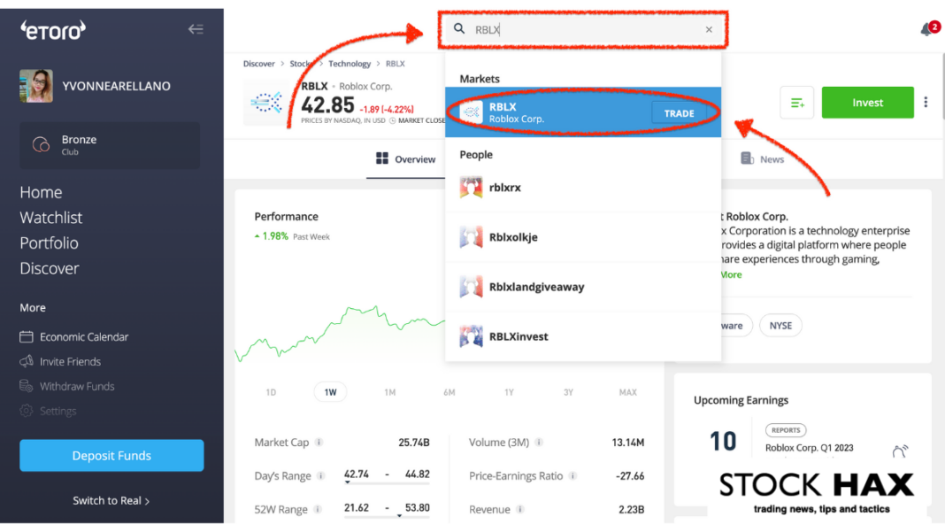 How To Buy Roblox Stock In | StockHAX